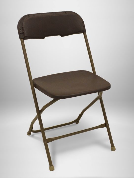 Brown Samsonite Chair - West Coast Event Productions, Inc.