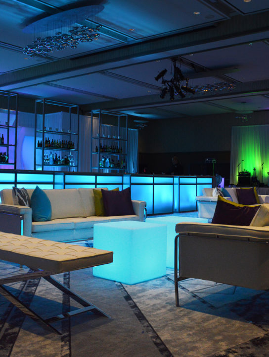 LED Cube Side Table - West Coast Event Productions, Inc.