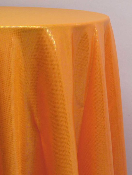 Orange Sparkle Linen - West Coast Event Productions, Inc.