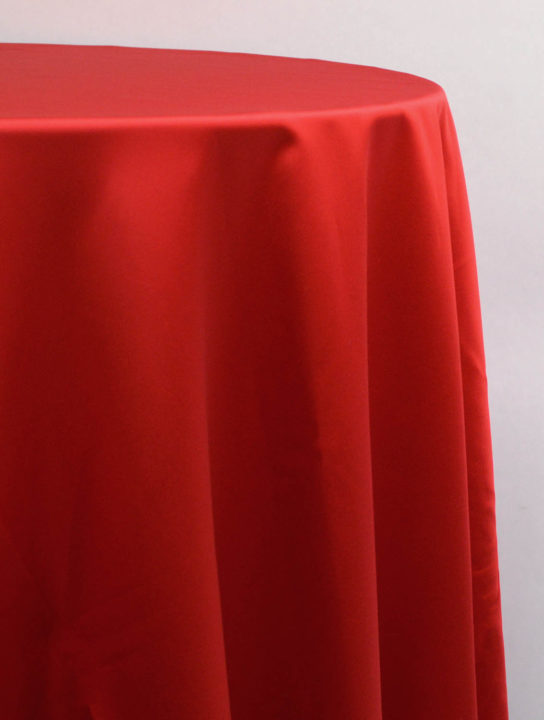Red Satin Linen - West Coast Event Productions, Inc.