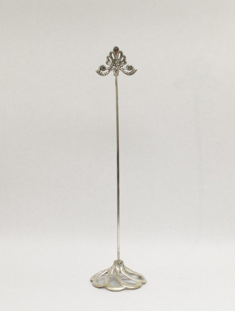 Silverplate Ornate Number Stand - West Coast Event Productions, Inc.