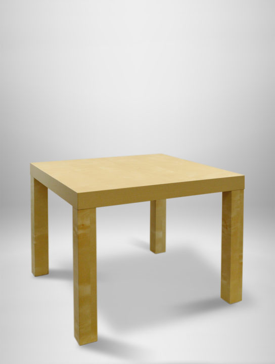 Square Lounge Tables - Natural - West Coast Event Productions, Inc.