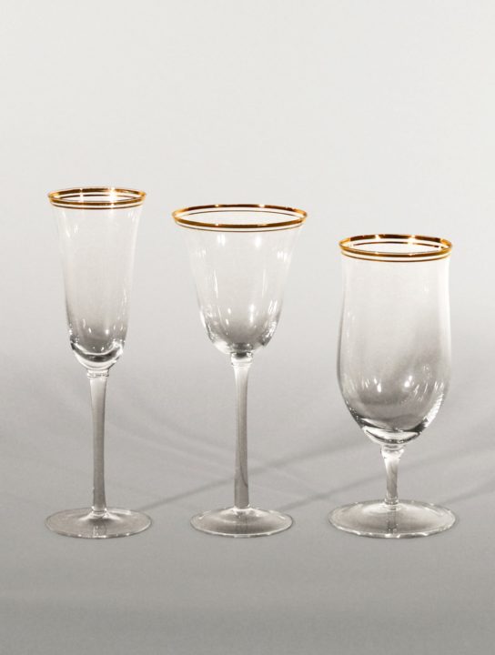 Windsor Gold Glassware - West Coast Event Productions, Inc.