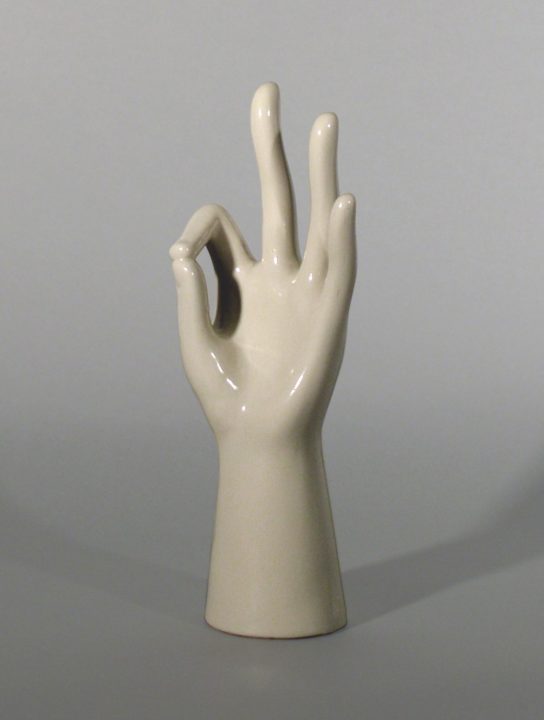 Ceramic Hand Centerpiece - West Coast Event Productions, Inc.