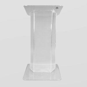 Clear Acrylic Podium Pulpit Style - West Coast Event Productions, Inc.