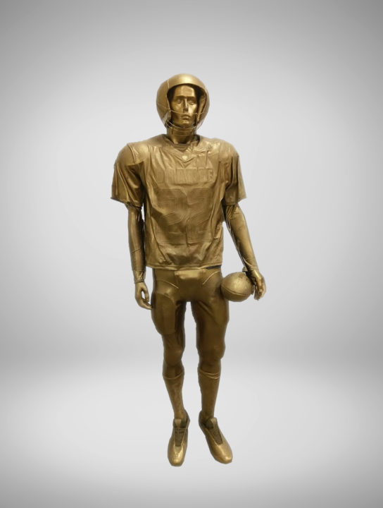 Gold Football Player featured - West Coast Event Productions, Inc.
