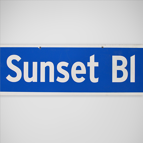 Los Angeles Street Signs - West Coast Event Productions, Inc.