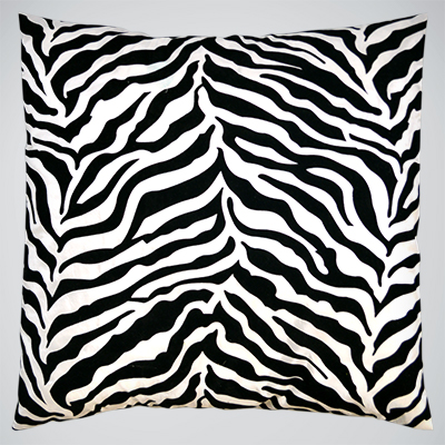 Zebra Print Pillow - West Coast Event Productions, Inc.