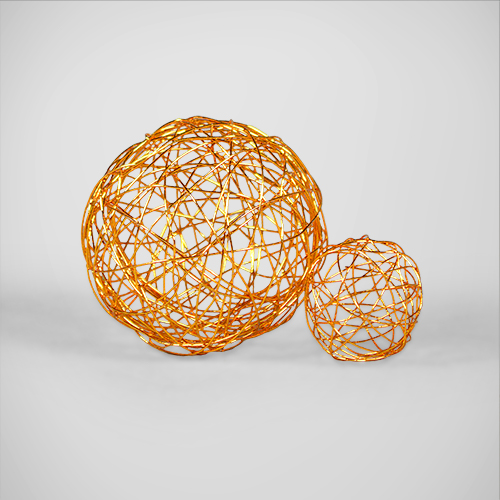 Copper Wire Orb - West Coast Event Productions, Inc.