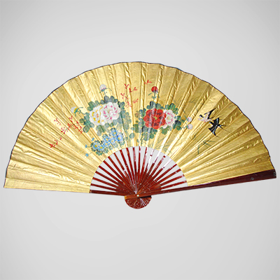 Oversized Classic Gold Fan - West Coast Event Productions, Inc.
