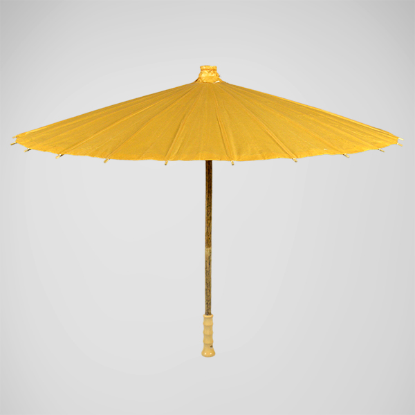 Dark Yellow Paper Parasol - West Coast Event Productions, Inc.