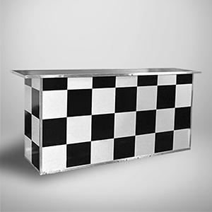 Tufted Bar White - West Coast Event Productions, Inc.