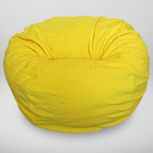 Yellow Vinyl Bean Bag - West Coast Event Productions, Inc.