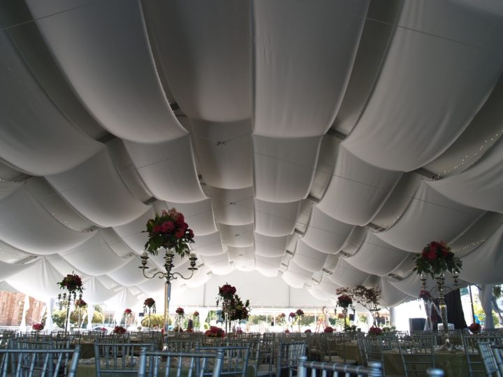 Fabric Ceiling Treatments - West Coast Event Productions, Inc.